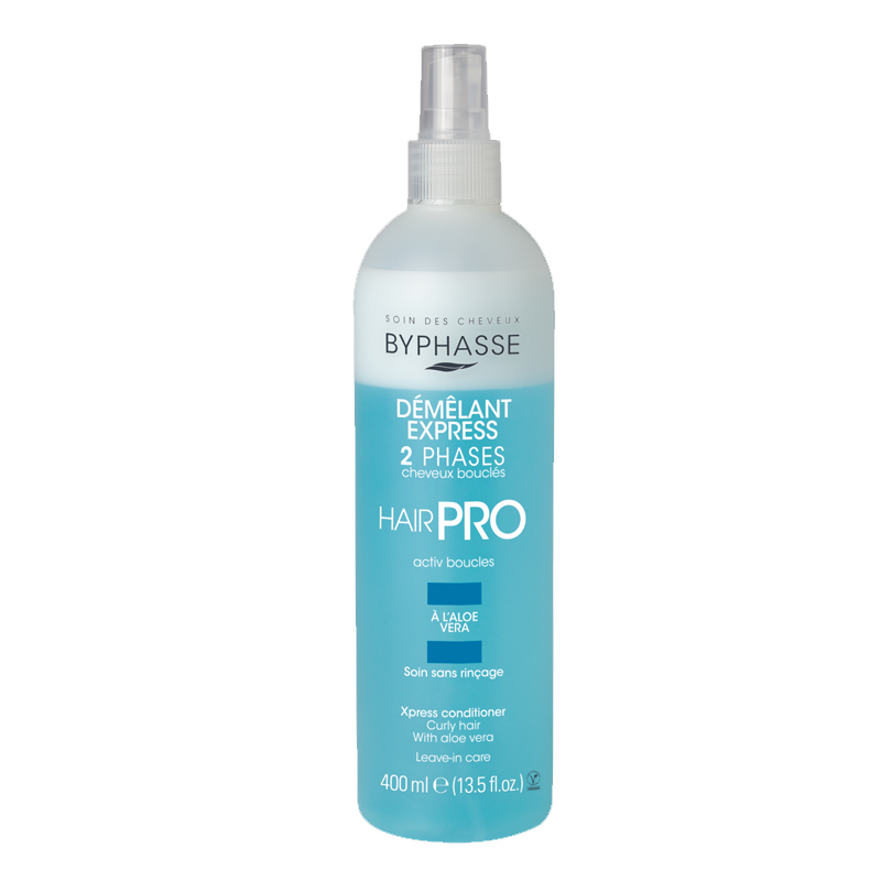 Byphasse démelant express 2 phases cheveux bouclés HAIR PRO 400ml ...